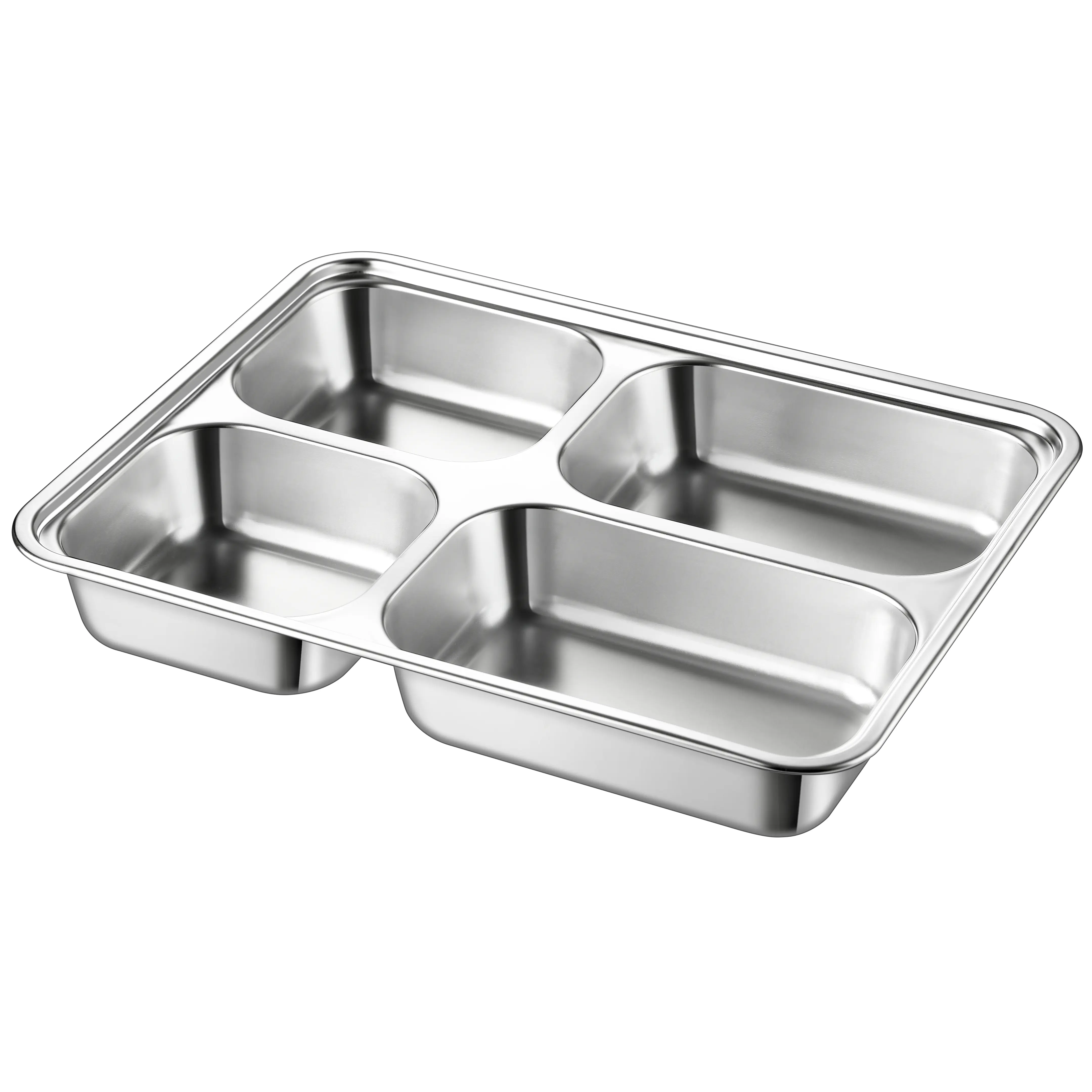Stainless Steel Lunch Box Containers 4 Comp | Linkton